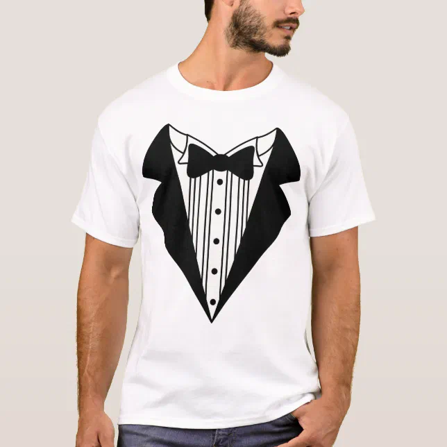 Tuxedo t shirt | Zazzle