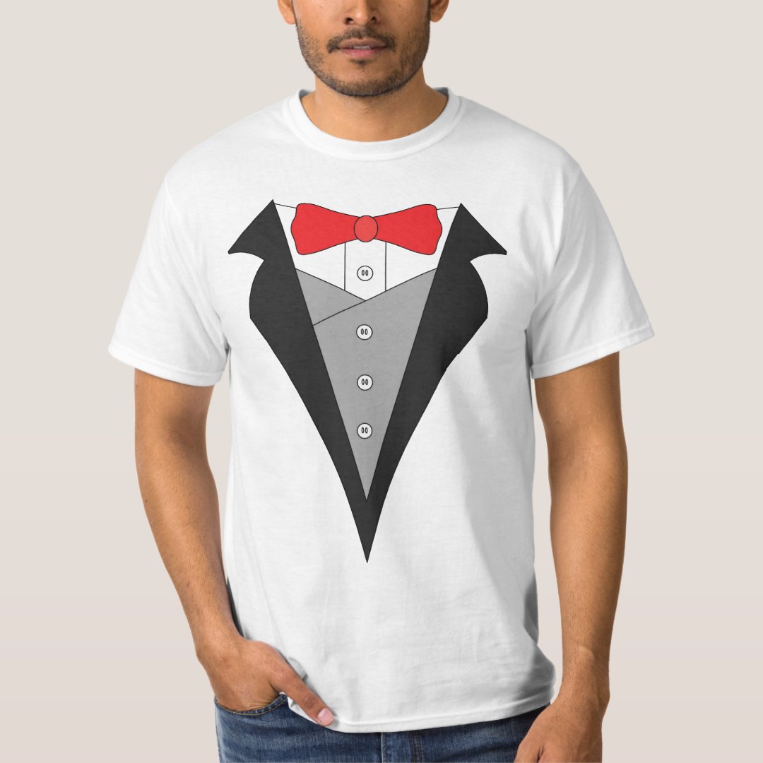 Tuxedo Tee 3 | Zazzle