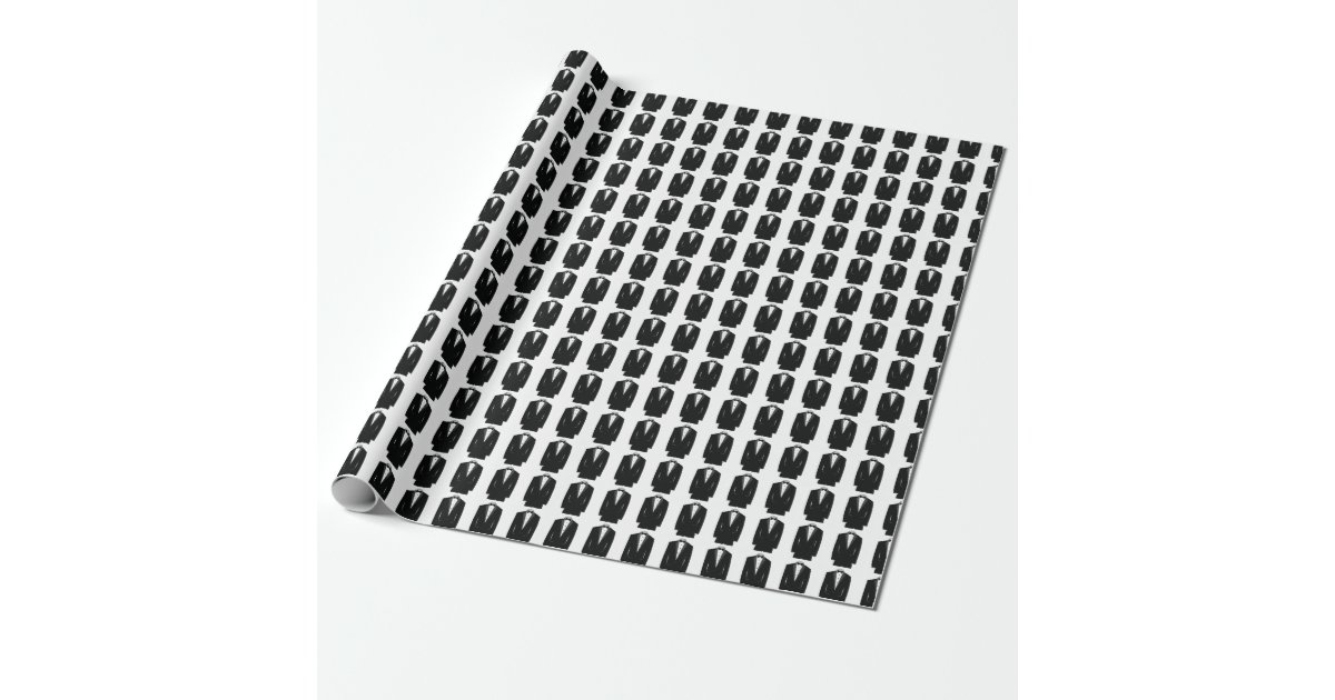 Tuxedo Wrapping Paper | Zazzle