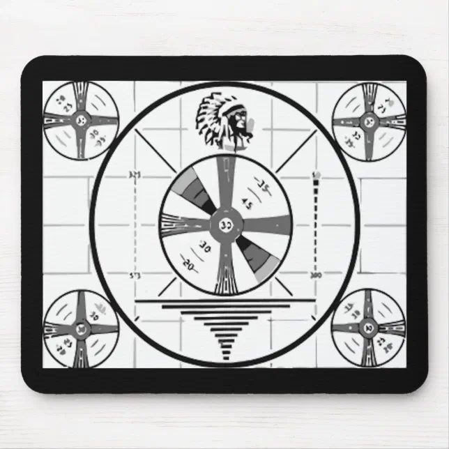 TV Sign Off Mousepad | Zazzle