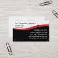TV Streaming Service Business Cards | Zazzle