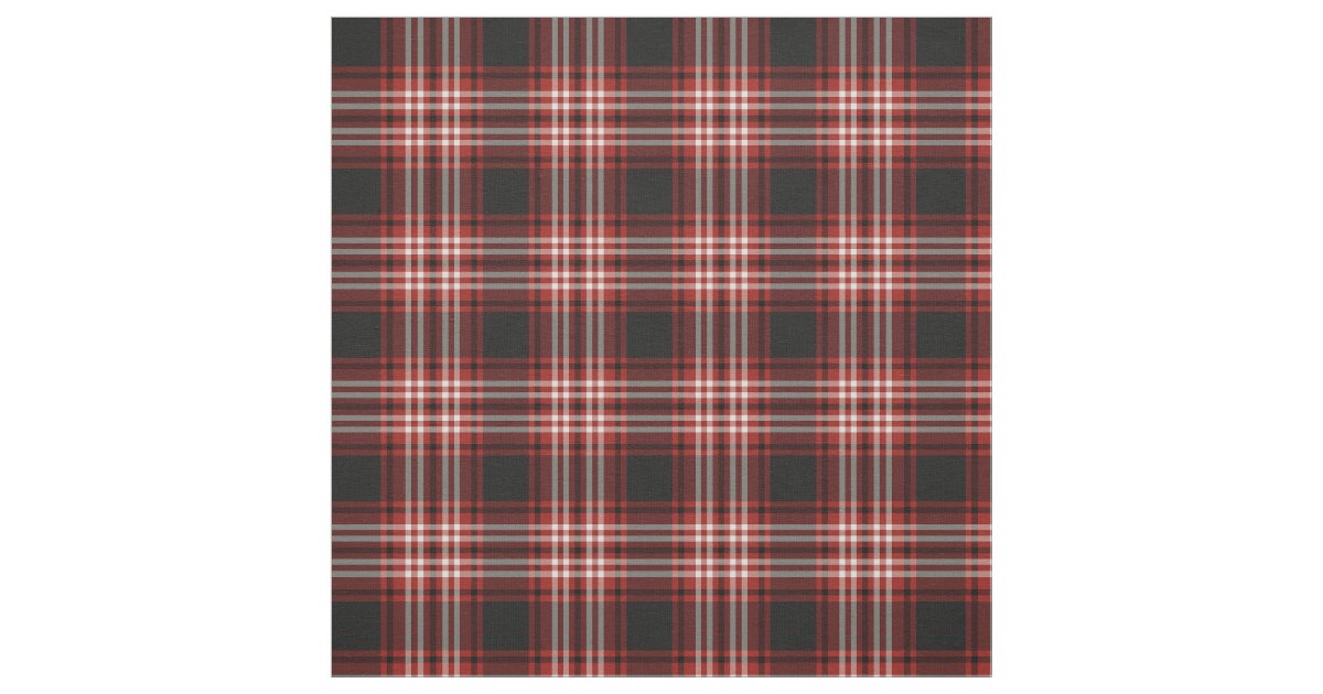 Tweedside Scotland District Tartan Fabric | Zazzle