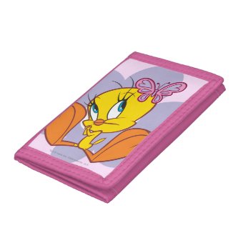 TWEETY™ and Butterfly Trifold Wallet | Zazzle