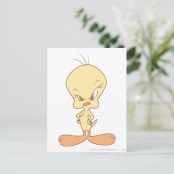 TWEETY™ Angry Postcard | Zazzle