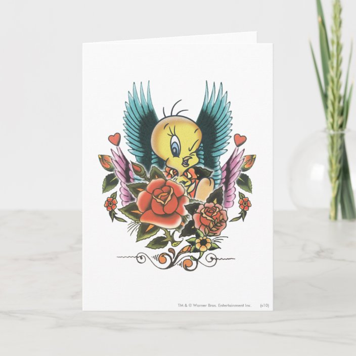 Tweety Blue Wings Card | Zazzle