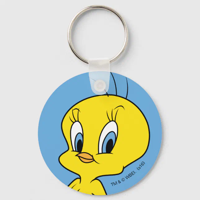 TWEETY™ | Clever Bird Keychain | Zazzle