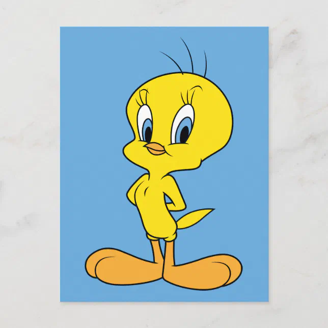 TWEETY™ | Clever Bird Postcard | Zazzle