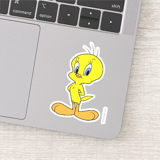 TWEETY™ | Clever Bird Sticker | Zazzle.com