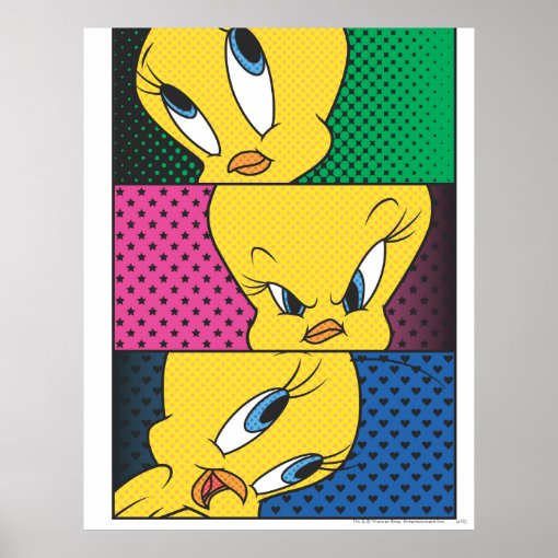 TWEETY™ Comic Panels Poster | Zazzle