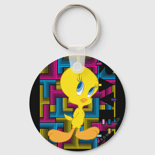 TWEETY™ Electronic Color Keychain | Zazzle