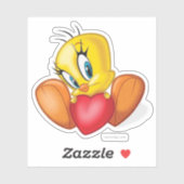 TWEETY™ Holding Heart Sticker | Zazzle