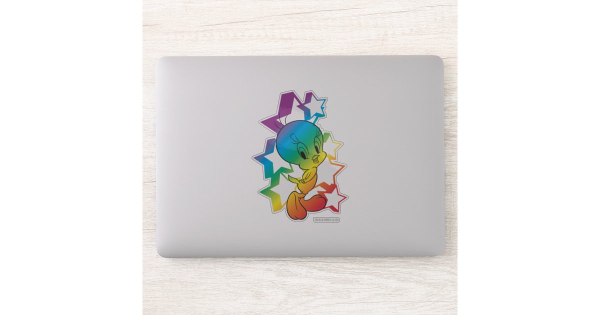 TWEETY™ Rainbow Stars Sticker | Zazzle