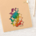 TWEETY™ Rainbow Stars Sticker | Zazzle