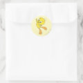 TWEETY™ See Me Fly Classic Round Sticker | Zazzle