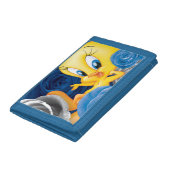 TWEETY™ With Roses Tri-fold Wallet | Zazzle