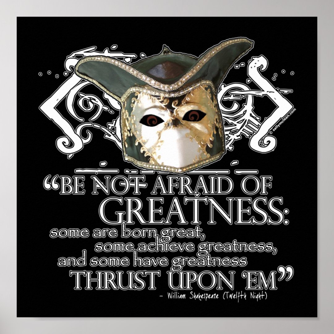 Twelfth Night Quote Poster | Zazzle