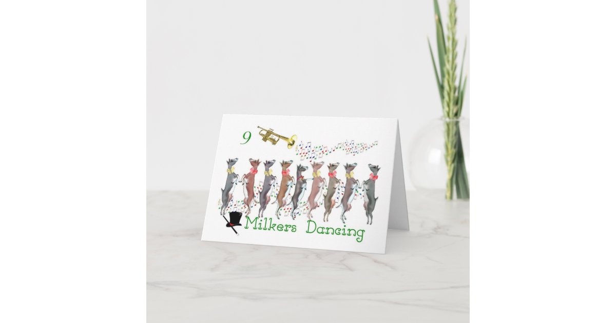 Twelve Days of Christmas Parody Holiday Card | Zazzle