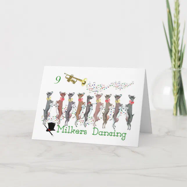 Twelve Days of Christmas Parody Holiday Card | Zazzle