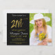 Twenty First Gold Foil Birthday Invitation | Zazzle