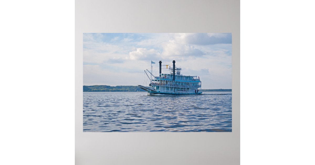 Twilight Riverboat Poster | Zazzle