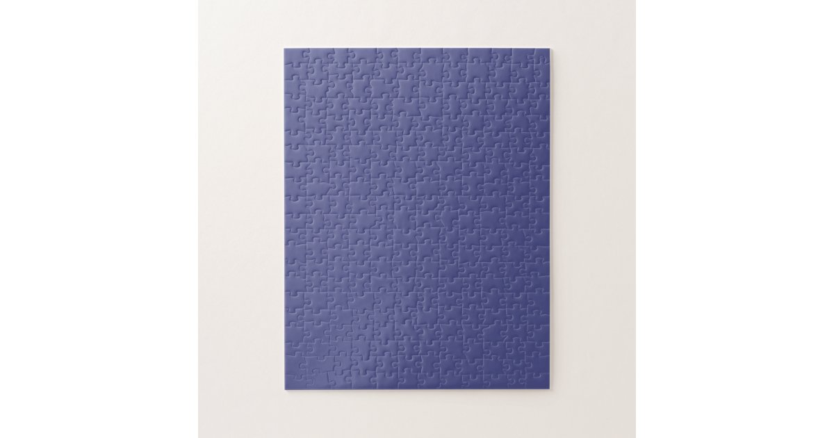 Twilight (solid color) jigsaw puzzle | Zazzle