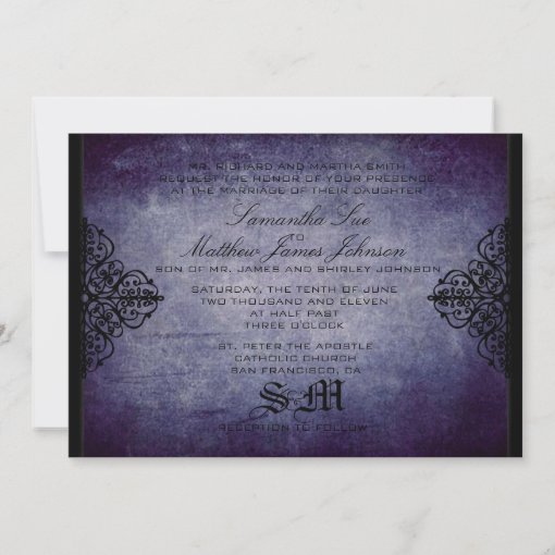 Twilight Wedding Invitation Card | Zazzle