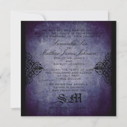 Twilight Wedding Invite Square | Zazzle