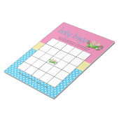 Twin Baby Girl & Boy Shower Game Notepad | Zazzle