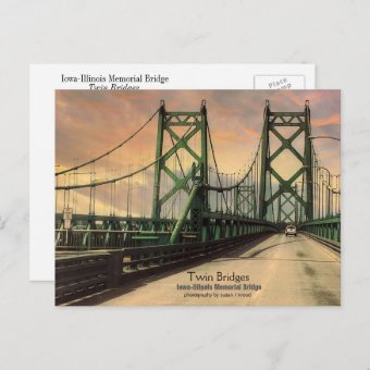 Twin Bridges Historic Postcard | Zazzle