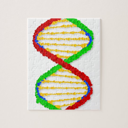 Twin DNA Strands Jigsaw Puzzle | Zazzle.com