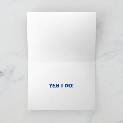 TWIN DO I MISS YOU MONSTER SAYS "YES I DO" CARD | Zazzle