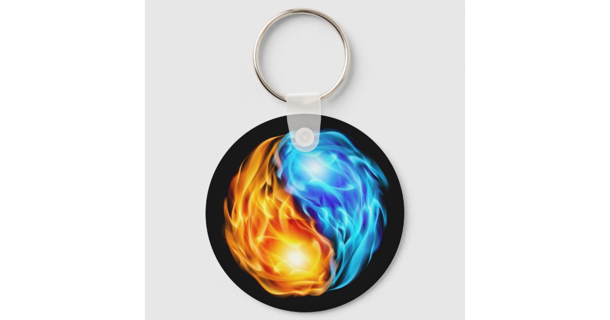 Twin Flames Keychain | Zazzle