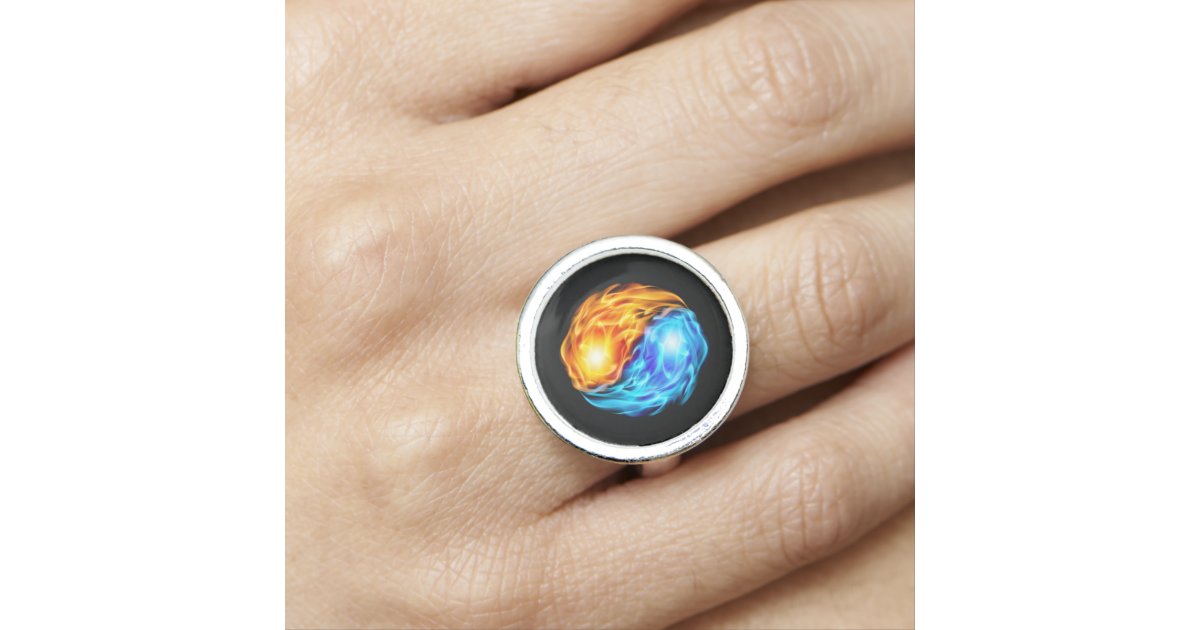 Twin Flames Ring | Zazzle