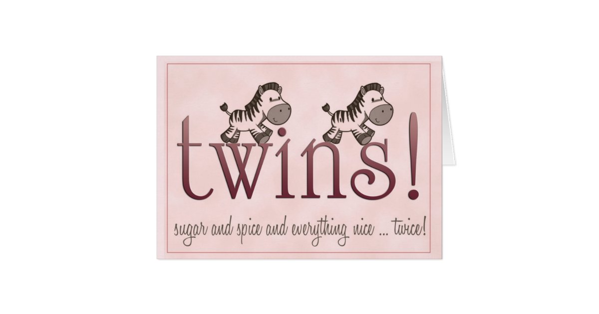 Twin Girls! | Zazzle