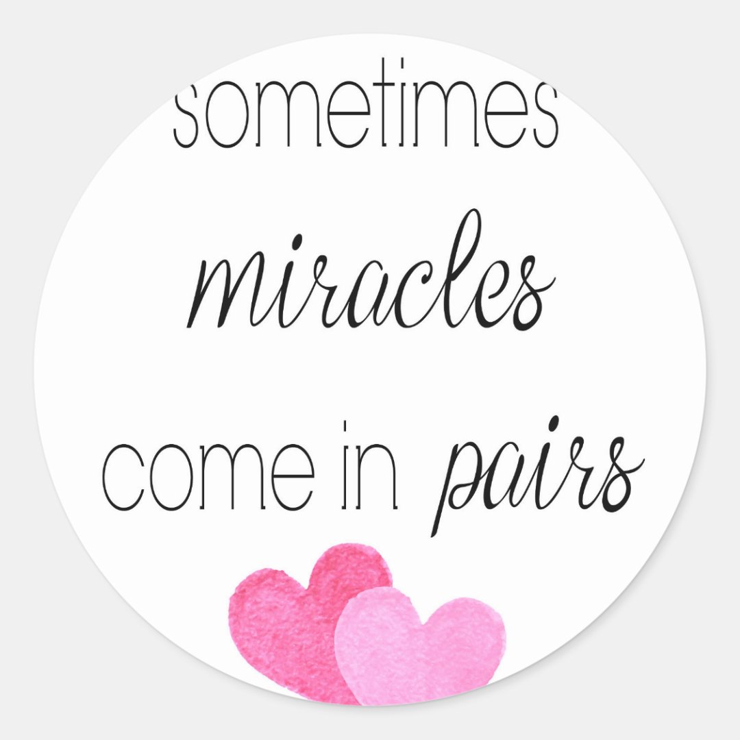 Twin Girls Classic Round Sticker | Zazzle