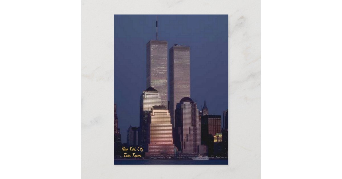 Twin Towers Postcard | Zazzle