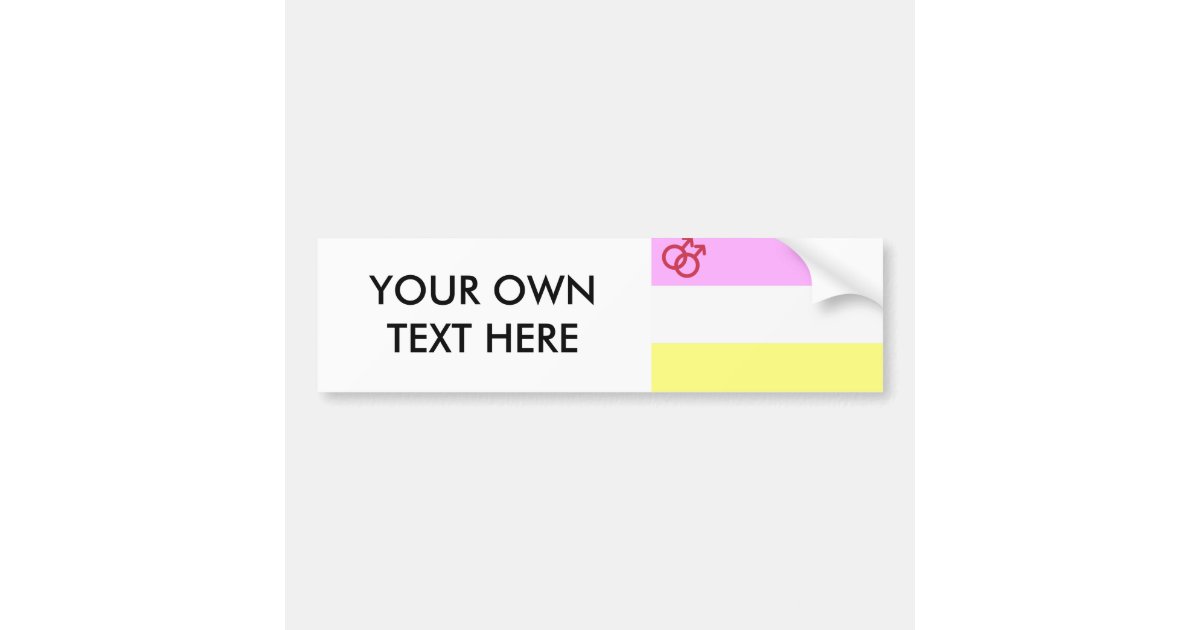 TWINK PRIDE FLAG BUMPER STICKER | Zazzle