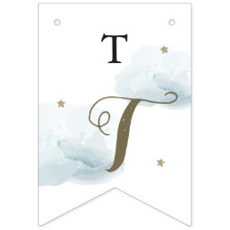 Twinkle Little Star Baby Shower Bunting Flags | Zazzle