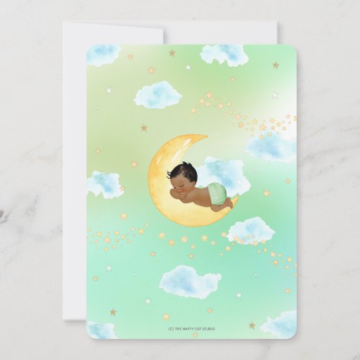 Twinkle Little Star Brown Tan Baby Shower Neutral Invitation | Zazzle