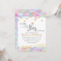 Twinkle Little Star Rainbow Bubbles Baby Shower Invitation | Zazzle
