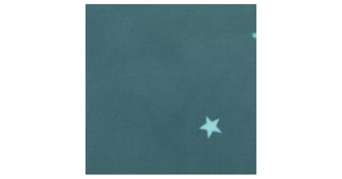 Twinkle Little Star | Sparkly Teal Baby Shower Fabric | Zazzle