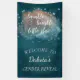 Twinkle Little Star | Teal Green and Taupe Brown Banner | Zazzle