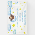 Twinkle Little Star with Friendly Brown Owl Banner | Zazzle