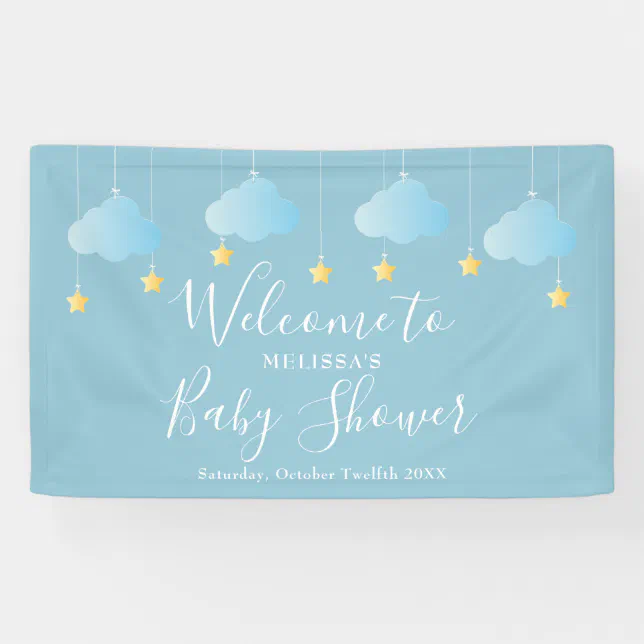 Twinkle Sprinkle Baby Sprinkle / Shower Welcome Banner | Zazzle