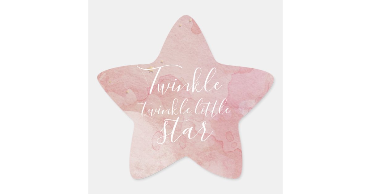 Twinkle Star Star Sticker | Zazzle