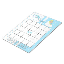 Twinkle, Twinkle Little Star - Baby Boy - Bingo Notepad | Zazzle
