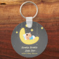 Twinkle Twinkle Little Star Baby Shower Favors Keychain | Zazzle