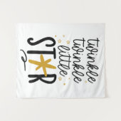 Twinkle Twinkle Little Star Doodle Tapestry | Zazzle