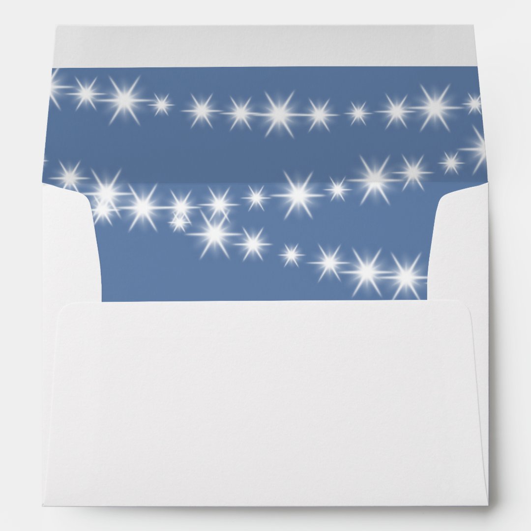 Twinkle Twinkle Little Star Envelope (blue) | Zazzle