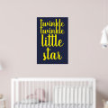 twinkle twinkle little star kids nursery poster | Zazzle